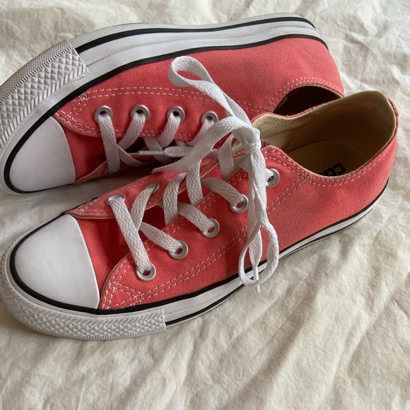 Converse | Shoes | Coral Chuck Taylor Converse | Poshmark